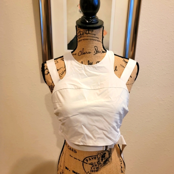 Nike Tech Labs | Tops | Nike Sportswear Tech Pack Crop Top Tank White ...